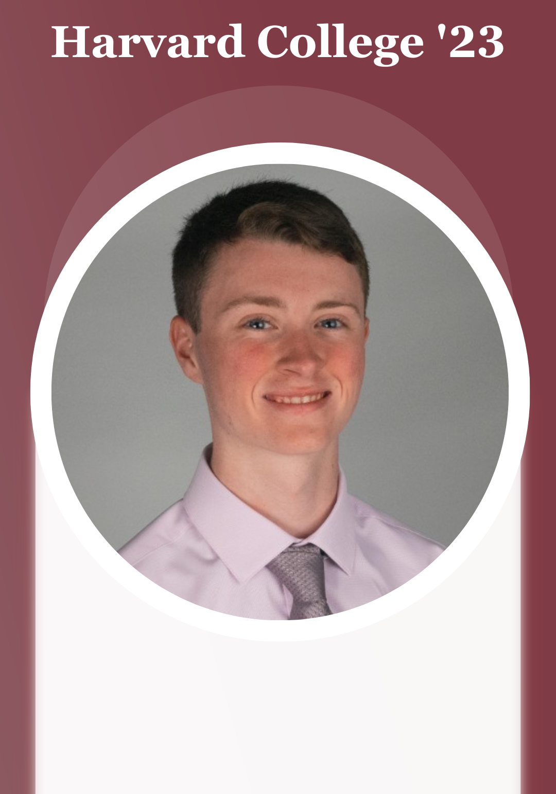 David Flagg ’23, Economics – Harvard FAS | Mignone Center for Career ...